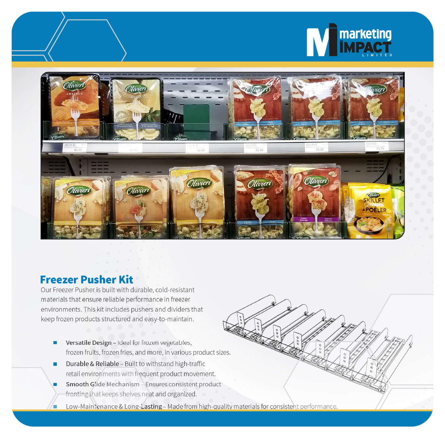 Freezer Pusher Kit | Marketing Impact Ltd.